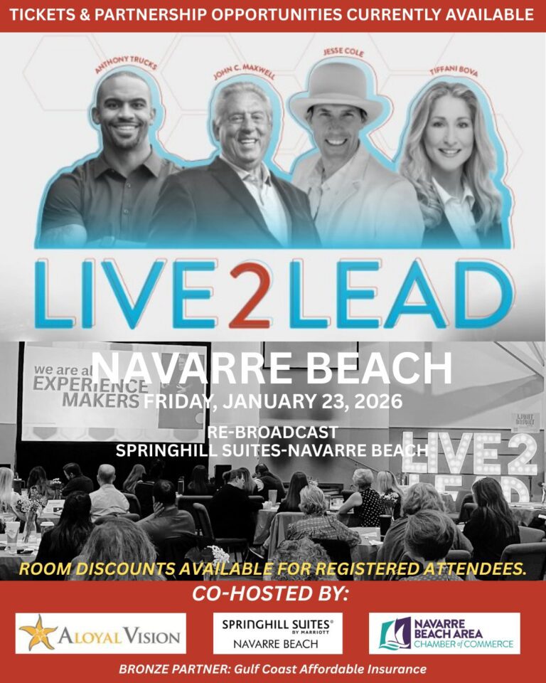 Live2Lead Navarre 2026 | Navarrebeach.com